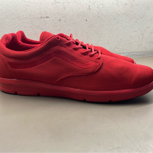 Vans | Shoes | New With Box Mens Vans Iso 5 Mesh Mono Red Ultracush ...